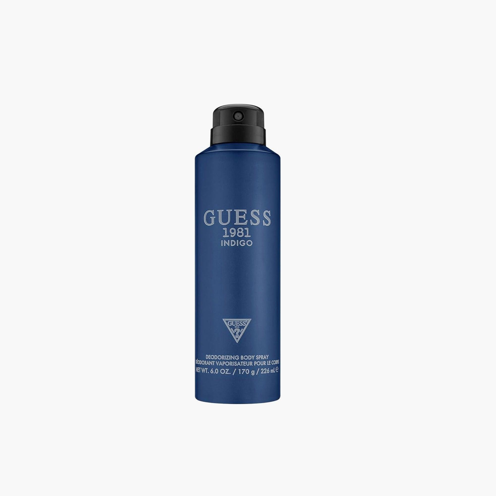 Guess 1981 Indigo Deodorant Body Spray For Men 170gm